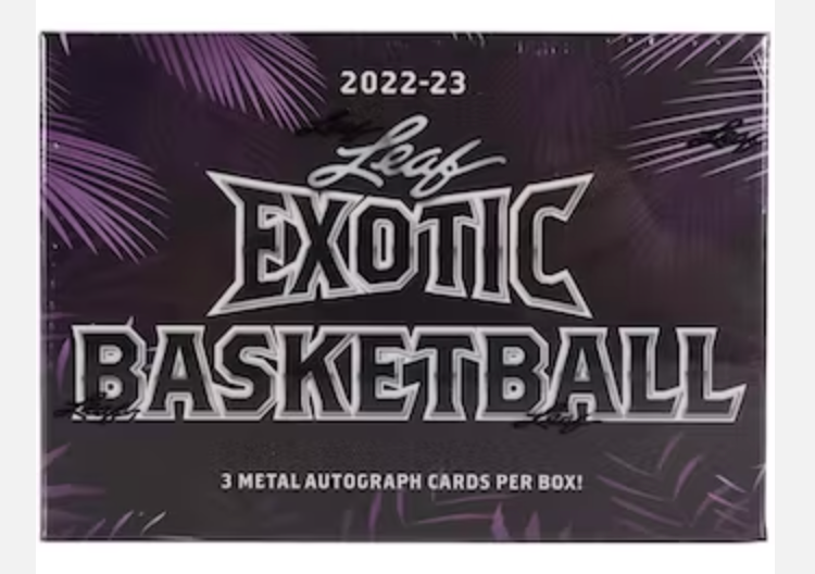 22-23 Leaf Exotic NBA Hobby Box | Northside Collectibles Inc